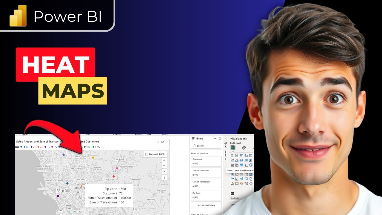How To Create Zip Code And Heat Maps In Power Bi Easiest Way 2025