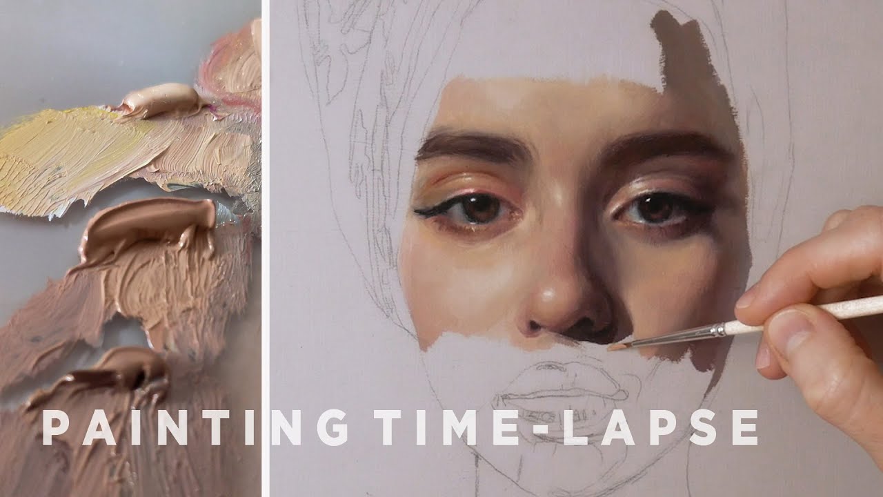 Oil Painting Time Lapse Blossom Youtube