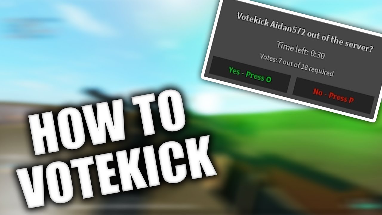 How To Votekick In Phantom Forces Youtube