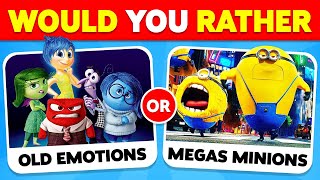Would You Rather Inside Out 2 Vs Despicable Me 4 Edition Inside Out