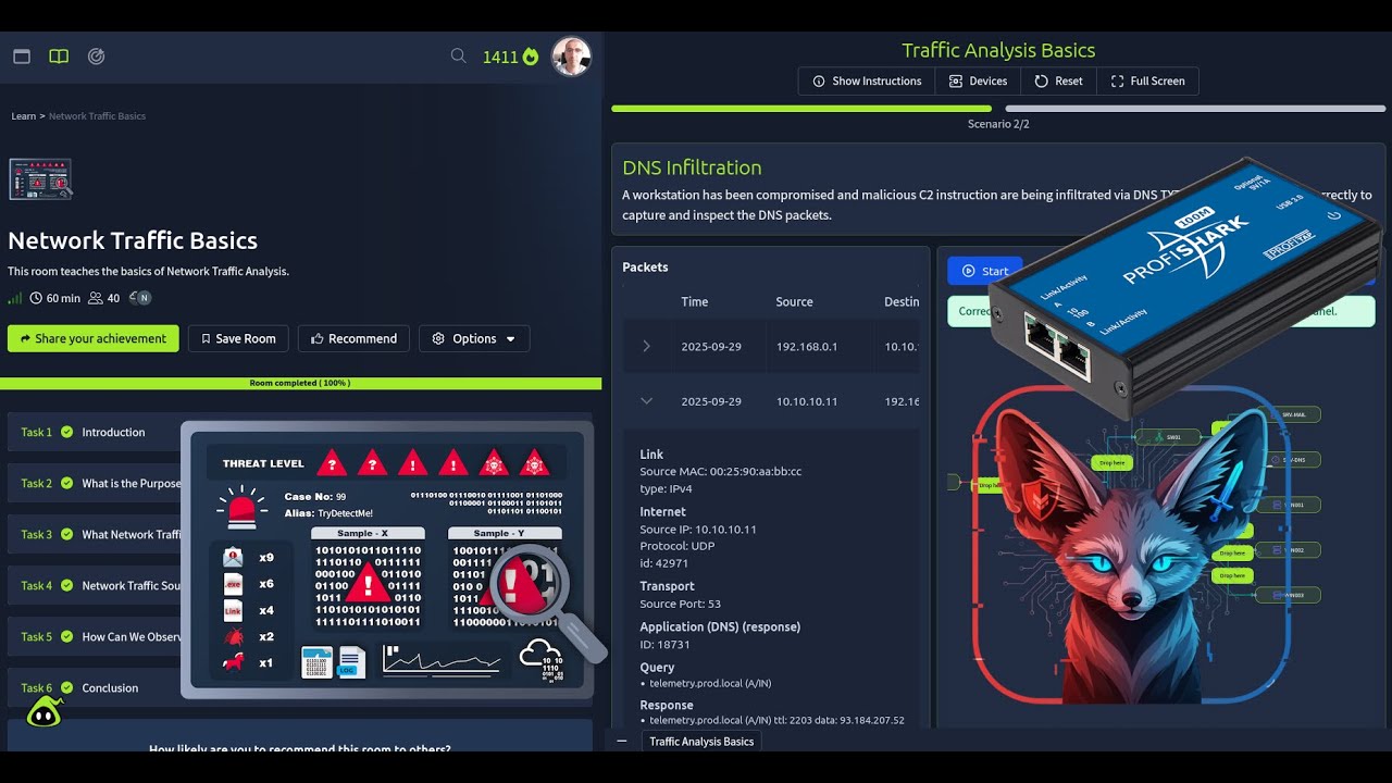 Tryhackme Network Traffic Basics Full Walkthrough 2025 Youtube