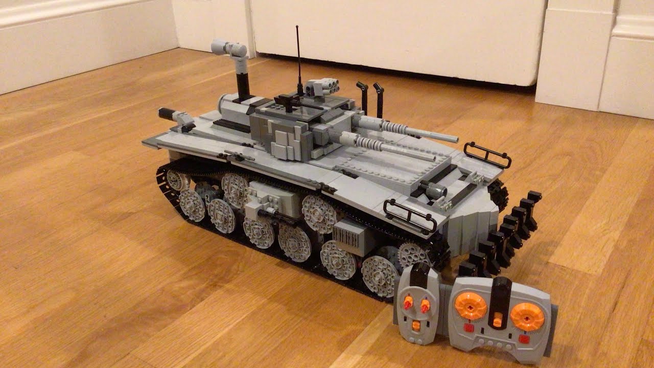 Lego Rc Custom Tank 3 Youtube