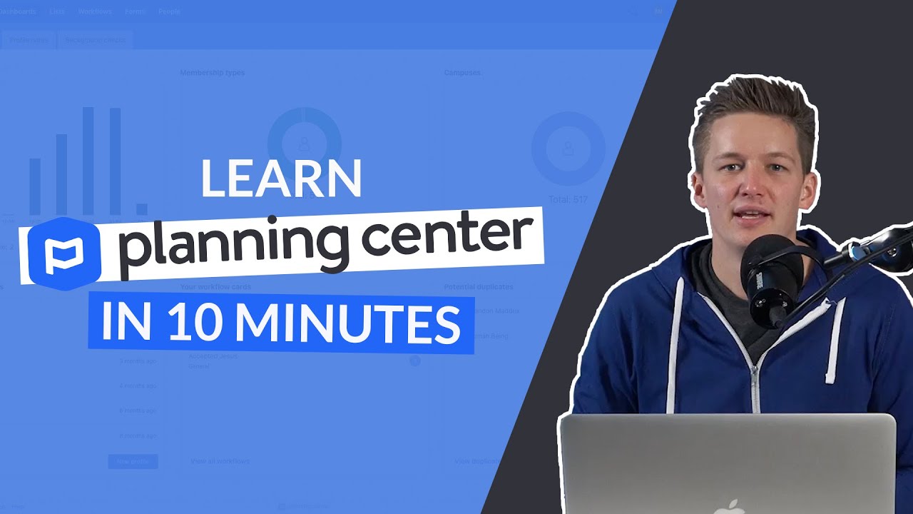 Learn Planning Center In 10 Minutes 2022 Crash Course Youtube