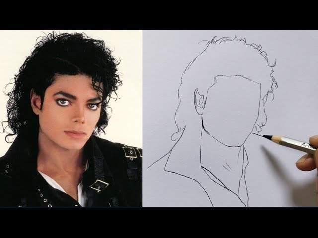 Michael Jackson Drawing Step By Step