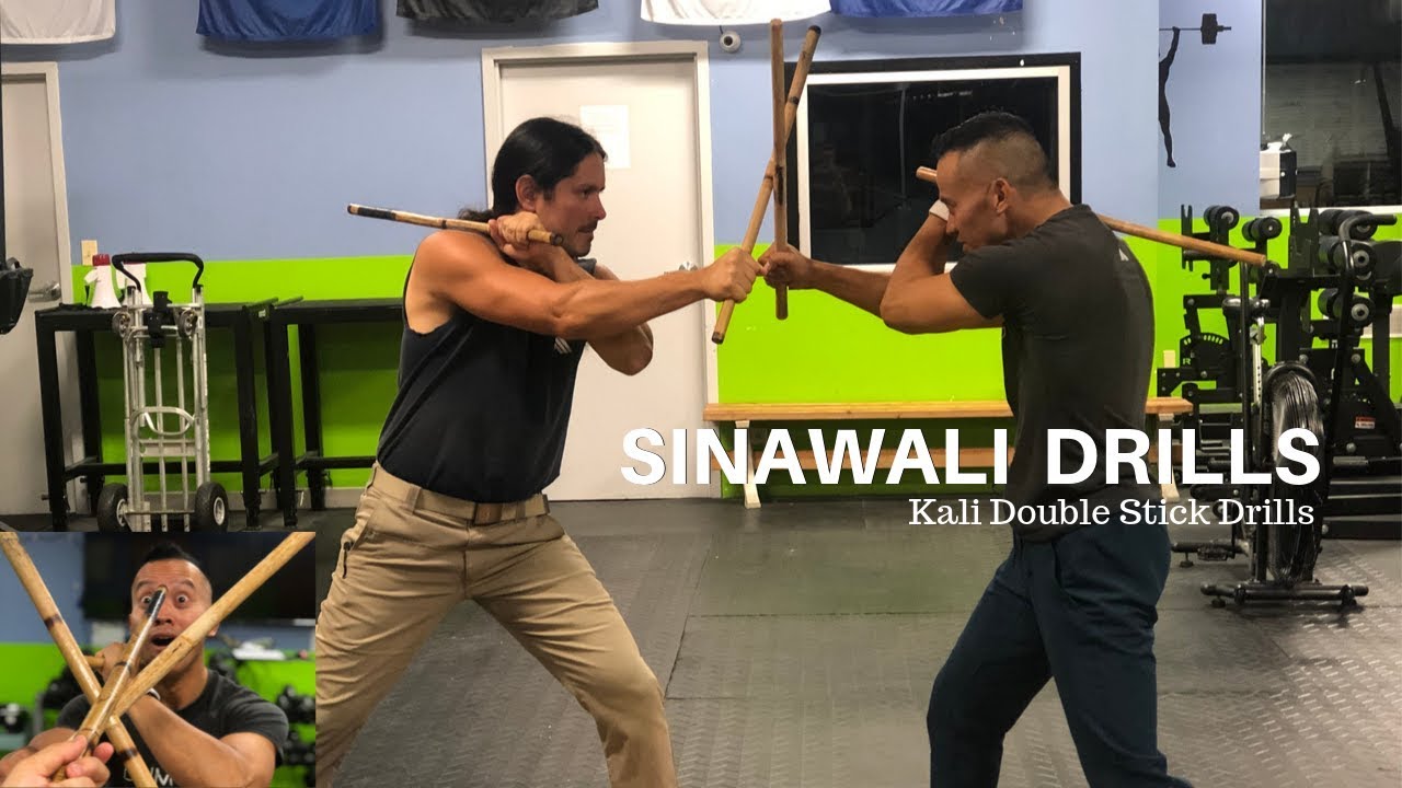 Filipino Fighting Style Double Stick Drills For Beginners Youtube