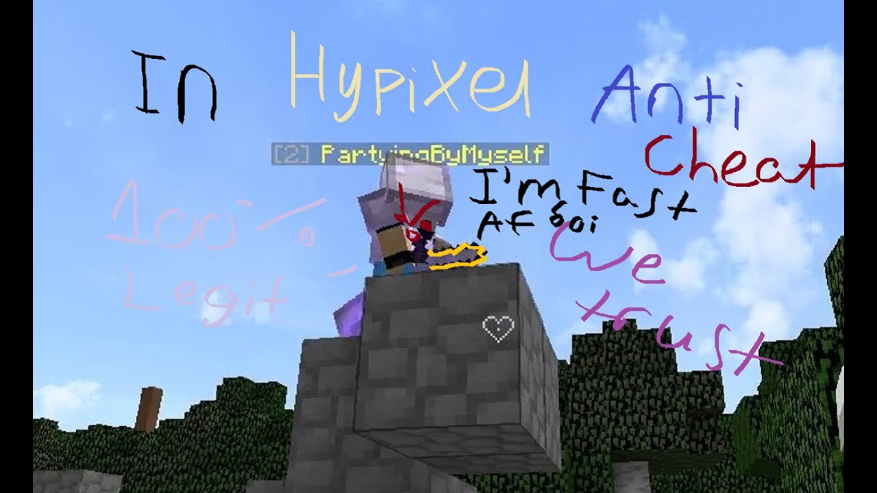 I Love Hypixel Anti Cheat It Totally Works Youtube