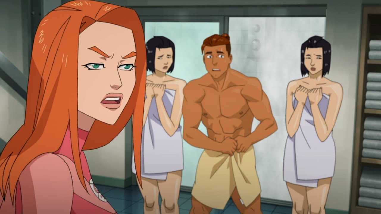 Invincible Atom Eve Sees Dupli Kate With Rex Splode In Shower 4k