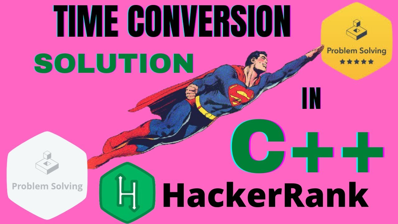 Hackerrank Time Conversion Problem Solution In C Youtube