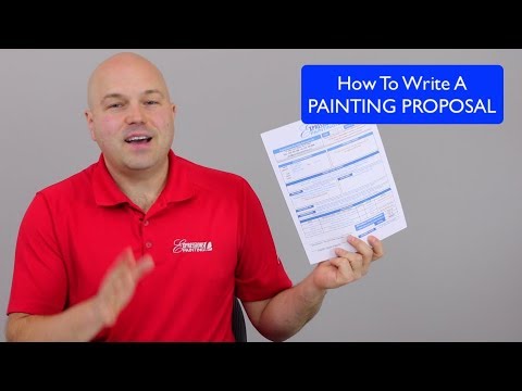 How To Write A Painting Proposal Youtube