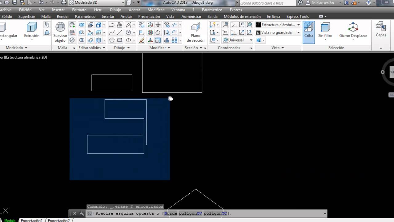 Tutorial 2 Autocad Pestaña De Dibujo Youtube
