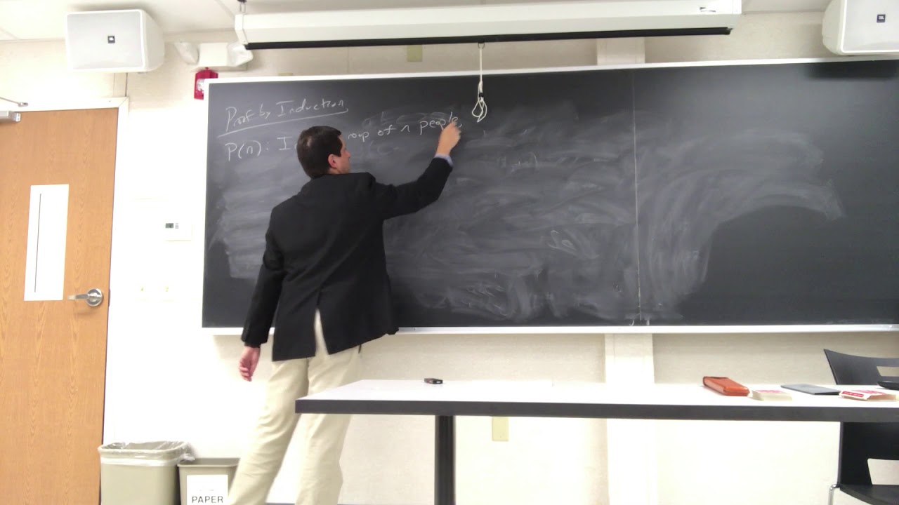 Math331 2018fall Lec02 Induction Youtube