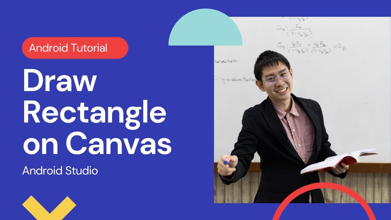 Draw Rectangle On A Canvas In Android Studio Tutorial Youtube