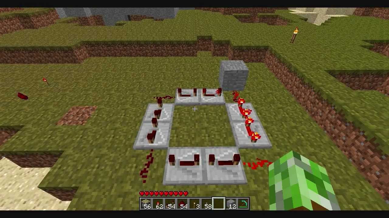 Minecraft Redstone Clock Tutorial Youtube