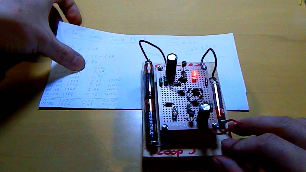 Closedloop Joule Thief Youtube