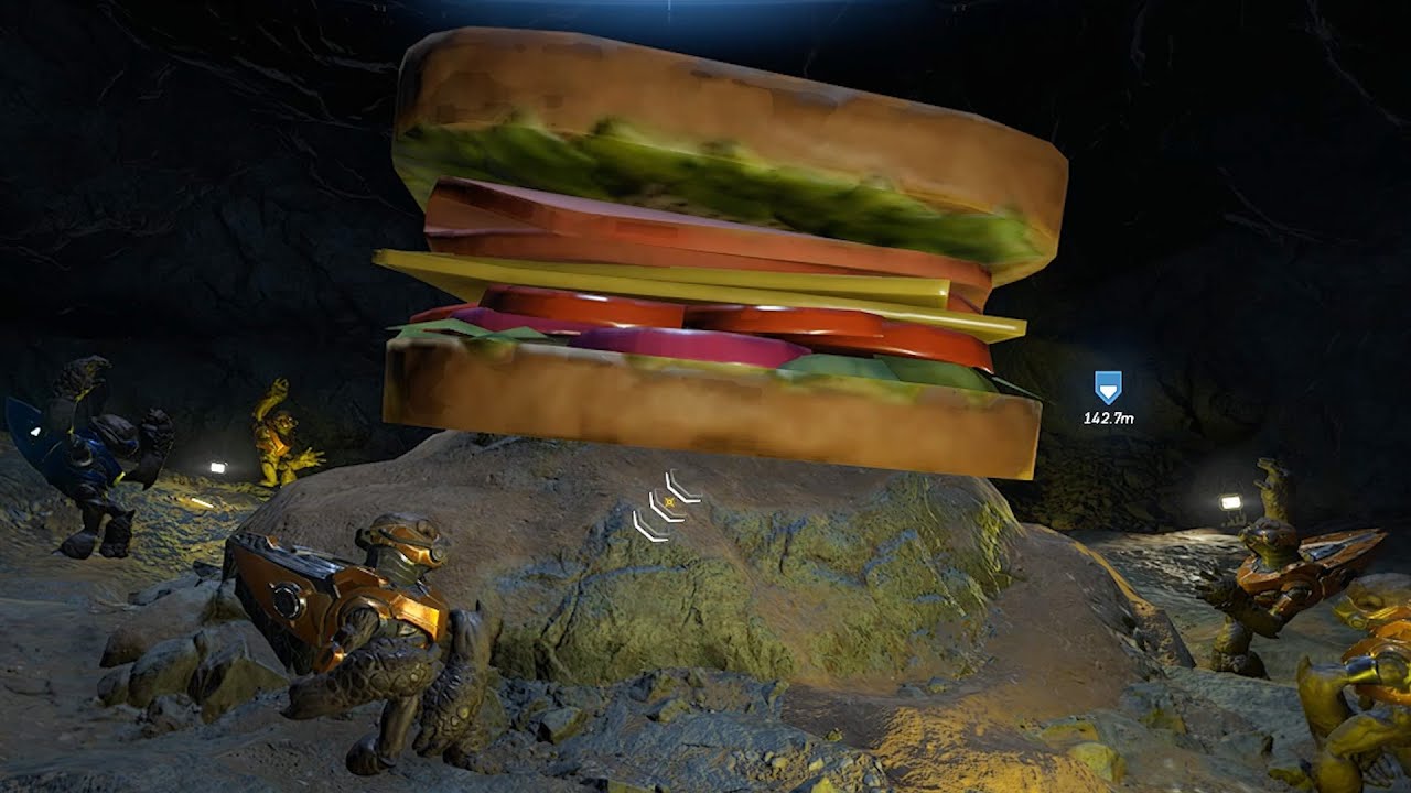Massive Sandwich Easter Egg Location In Halo Infinite Youtube