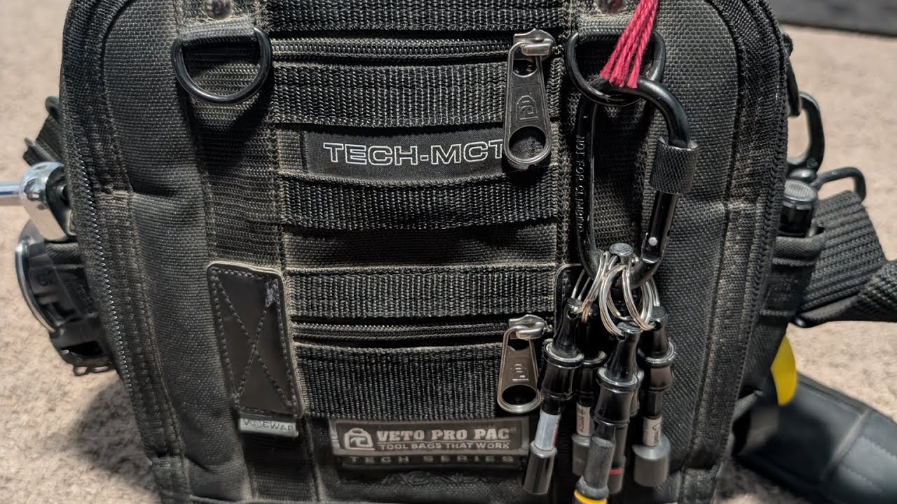 Inside My Apprentice Plumber Tool Bag Veto Pro Pac Mct Blackout Setup
