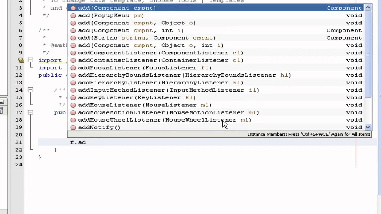 Jpanel Inside Jframe Youtube