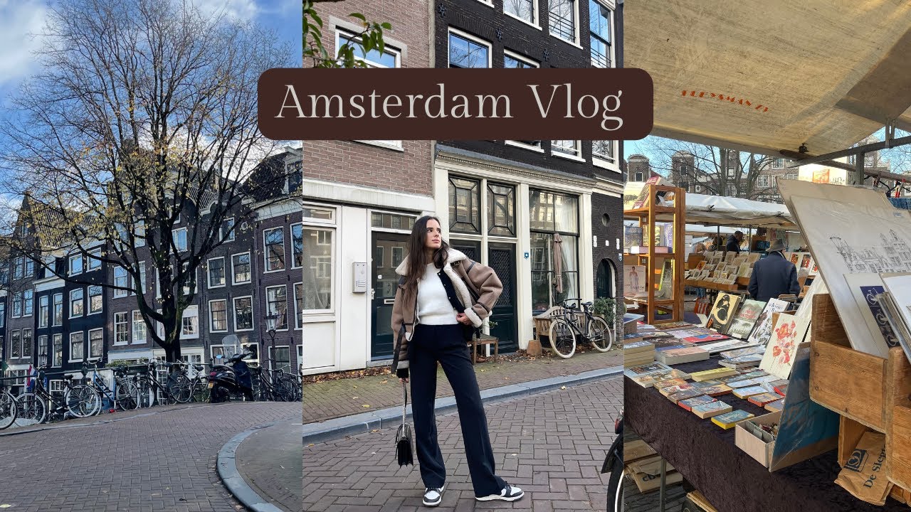 Amsterdam Vlog Part 1 Exploring The City Doing Some Shopping And
