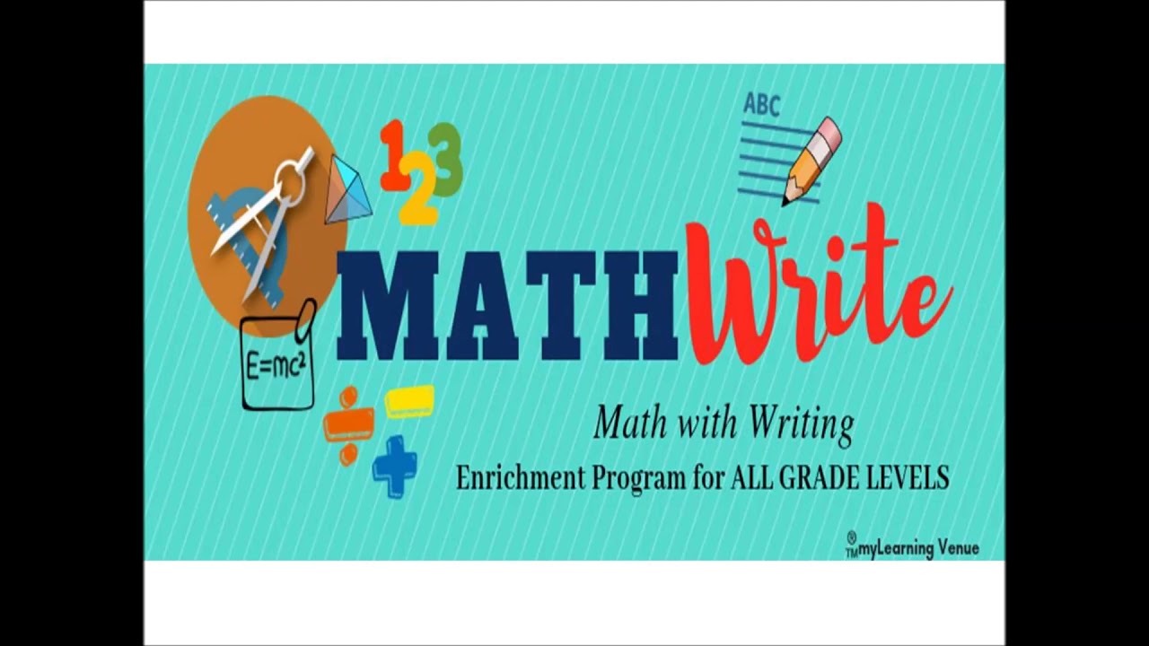 Mathwrite Program Math With Writing Youtube