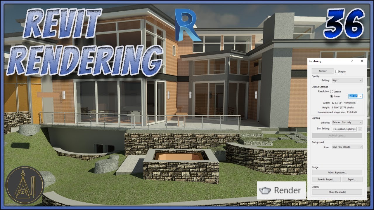 Rendering Revit Tutorial Youtube