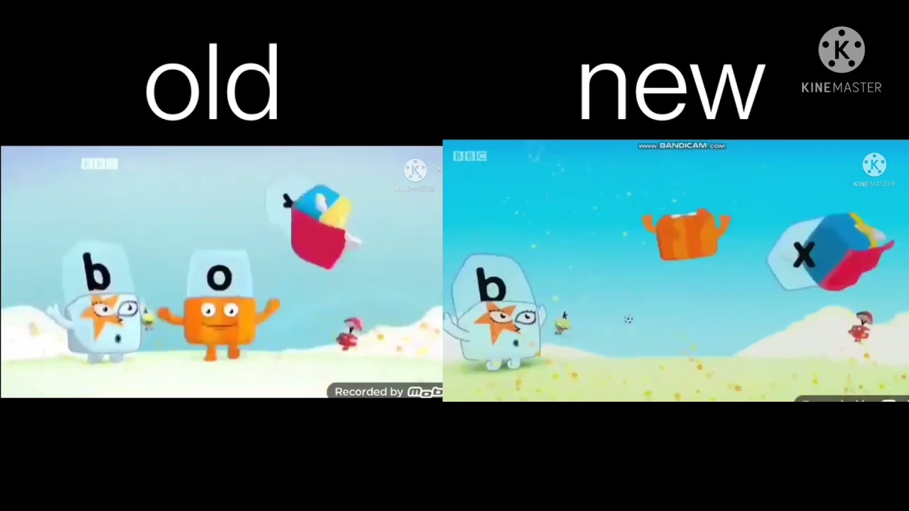 Alphablocks Intro Comparsion Youtube