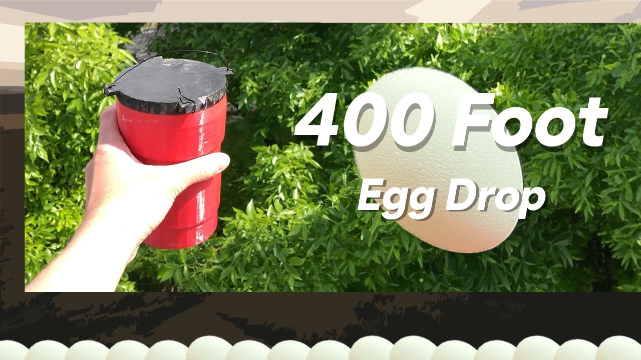 Will Egg Survive 400ft In Flexible 3d Print Youtube
