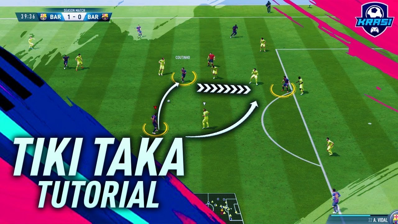 Fifa 19 Tiki Taka Attacking Tutorial How To Attack Use The Build Up