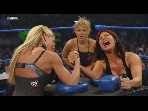 Wwe Smackdown Diva Contest Arm Wrestling Match Wwe Smackdown March