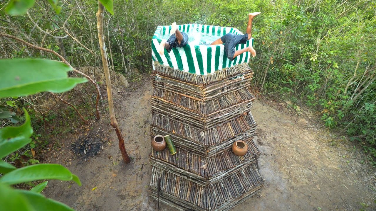 Build The Most Tunnel Underground Swimming Pool Youtube