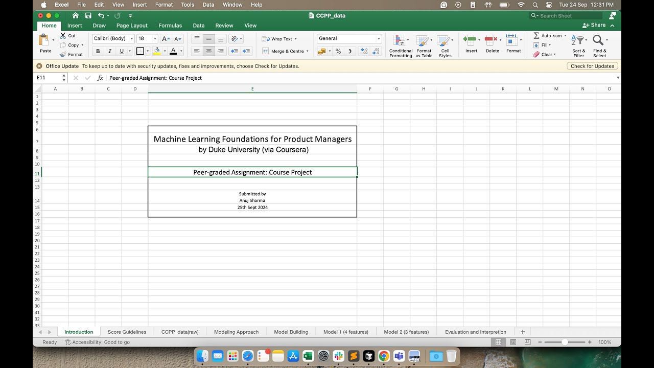 Peer Graded Assignment Course Project Machine Learning Foundations