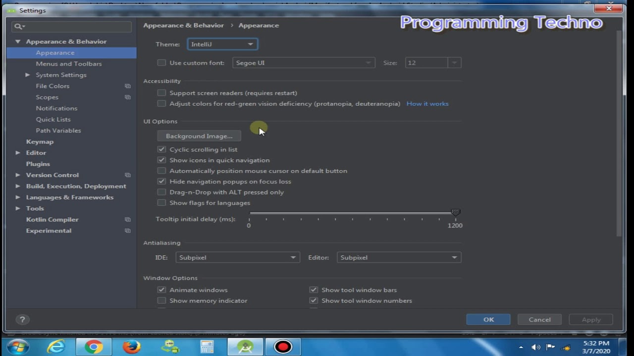 Change Theme Android Studio Theme Editor Percv