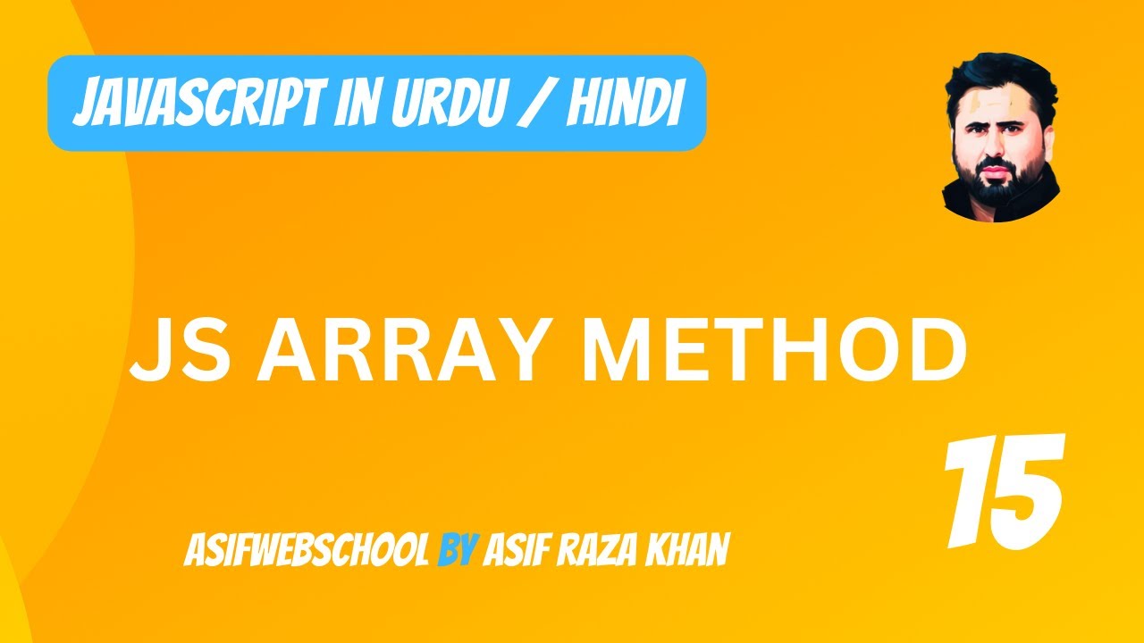 15 Javascript Array Method In Urdu Hindi Youtube