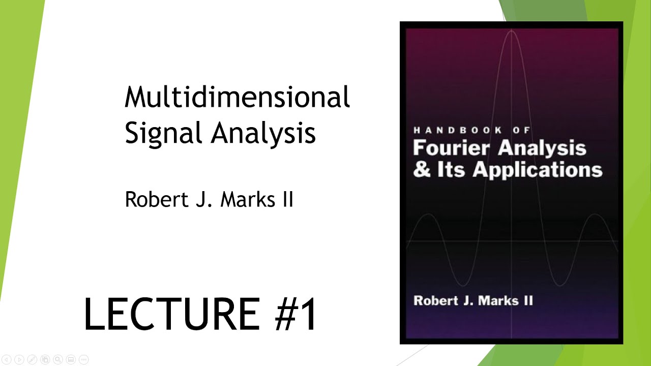 1 Multidimensional Signal Analysis Youtube