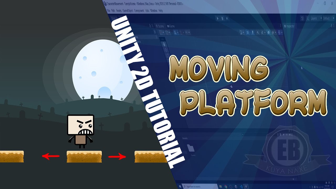 Unity 2d Tutorial Moving Platform Youtube