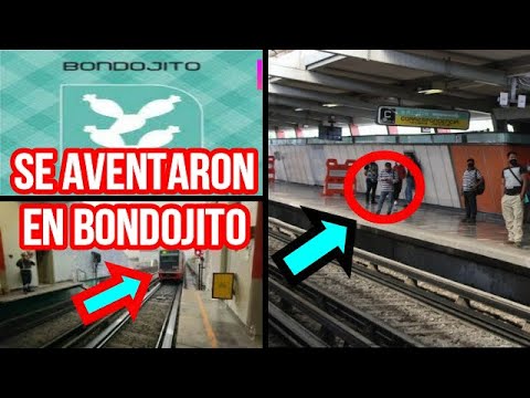 Otro Que Se Avienta Al Metro Cdmx Ahora Fue En Bondojito Linea 4 Youtube