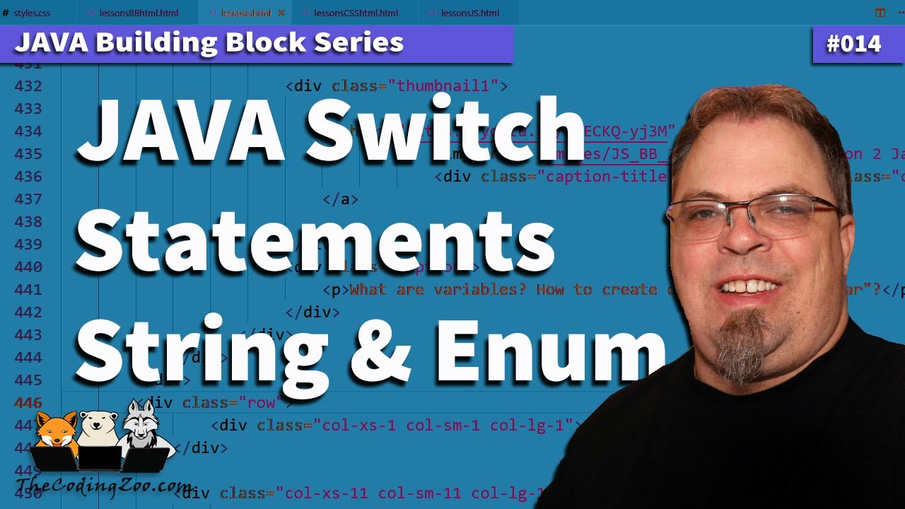 Java Switch Statements Tutorial Including Strings And Enums Youtube