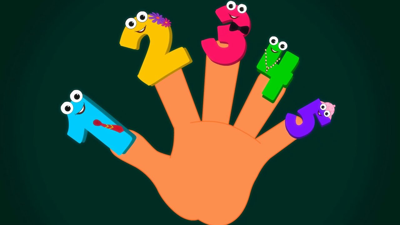 Numbers Finger Family Nursery Rhymes For Children And Song For Kids