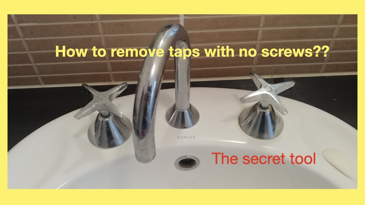 How To Remove A Tap With No Screw The Secret Tool Youtube