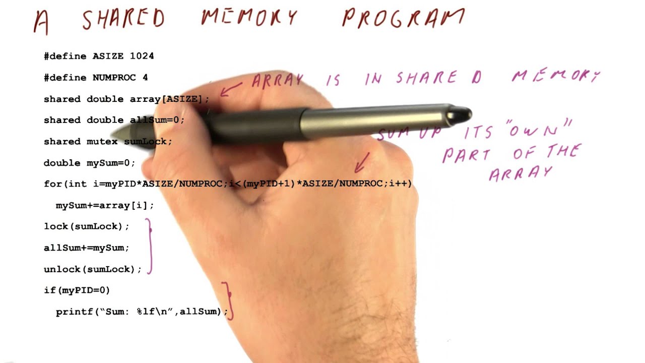 A Shared Memory Program Georgia Tech Hpca Part 5 Youtube