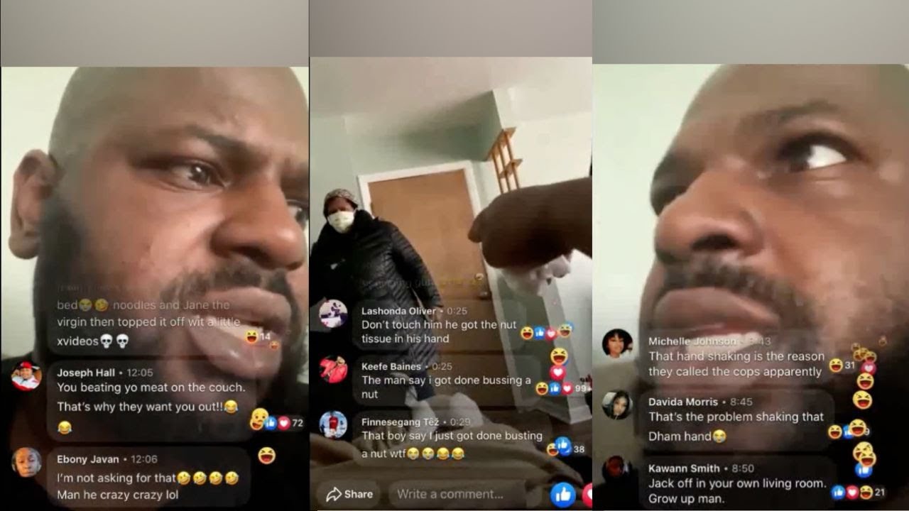 Mom Calls Police On Son For Allegedly Jacking Off And He Goes Live On
