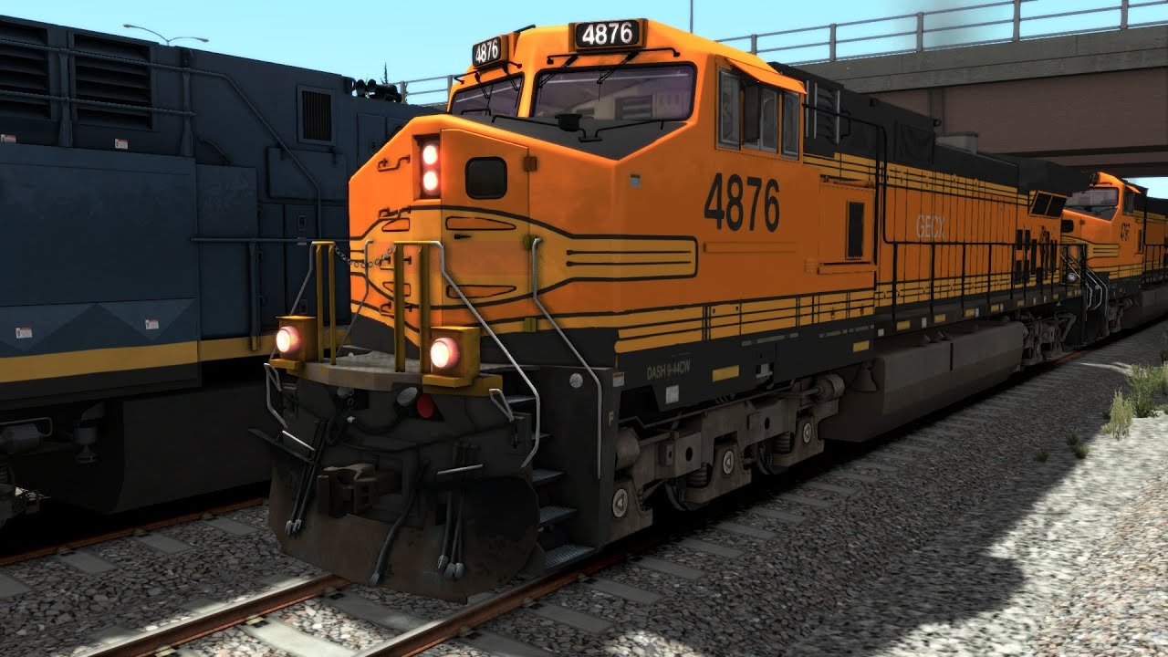 Train Simulator Classic Ge C44 9w Dash 9 Gecx Ex Bnsf Miami West