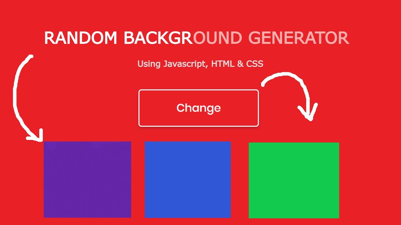 Random Background Generator Using Javascript Youtube