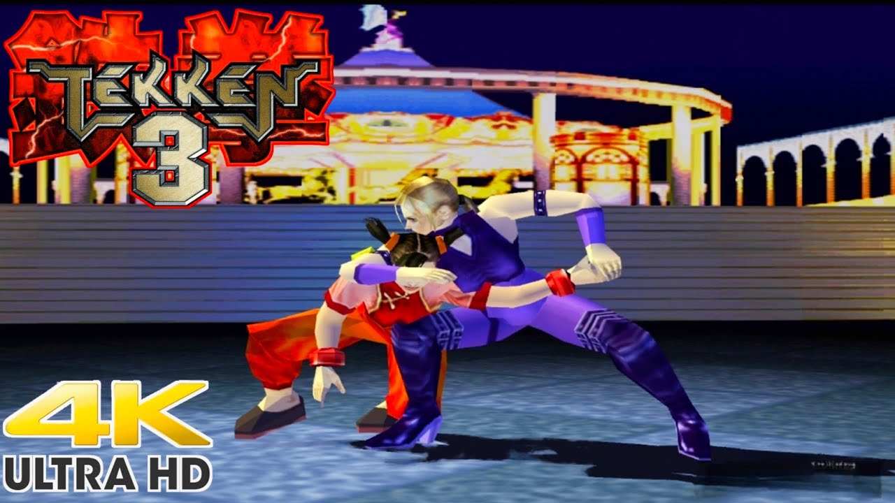 Tekken 3 Nina Williams Arcade Mode Gameplay Walkthrough Game 4k 60fps