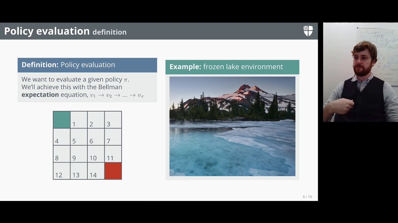 Reinforcement Learning 4 Dynamic Programming Youtube