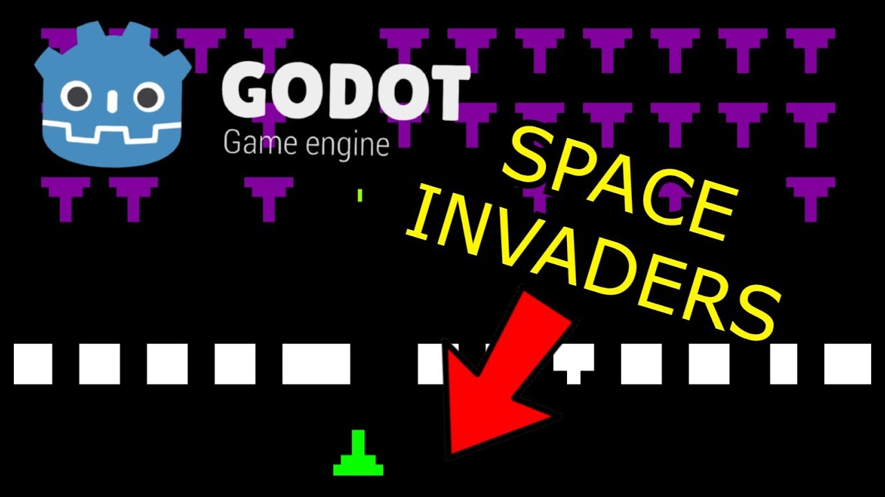 I Remade Space Invaders In Godot Youtube