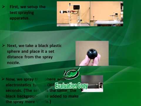Electrostatic Spraying Power Point Presentation Youtube