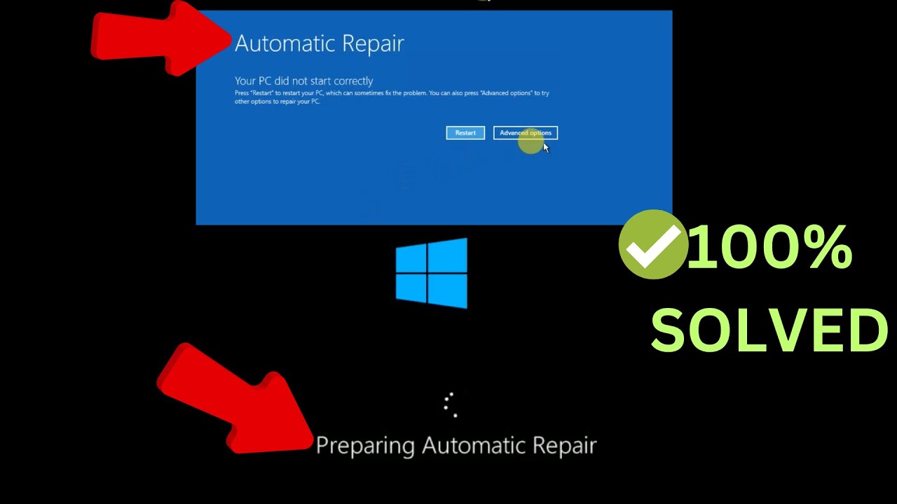How To Fix Automatic Repair Loop In Windows 10 11 Startup Repair