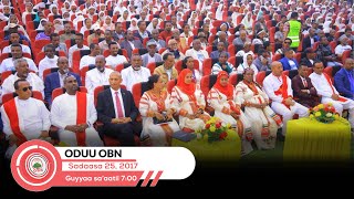 Oduu Guyyaa Sa Aatii 7 00 Obn Sadaasa 11 2017 Obn Oromiyaa Oromia
