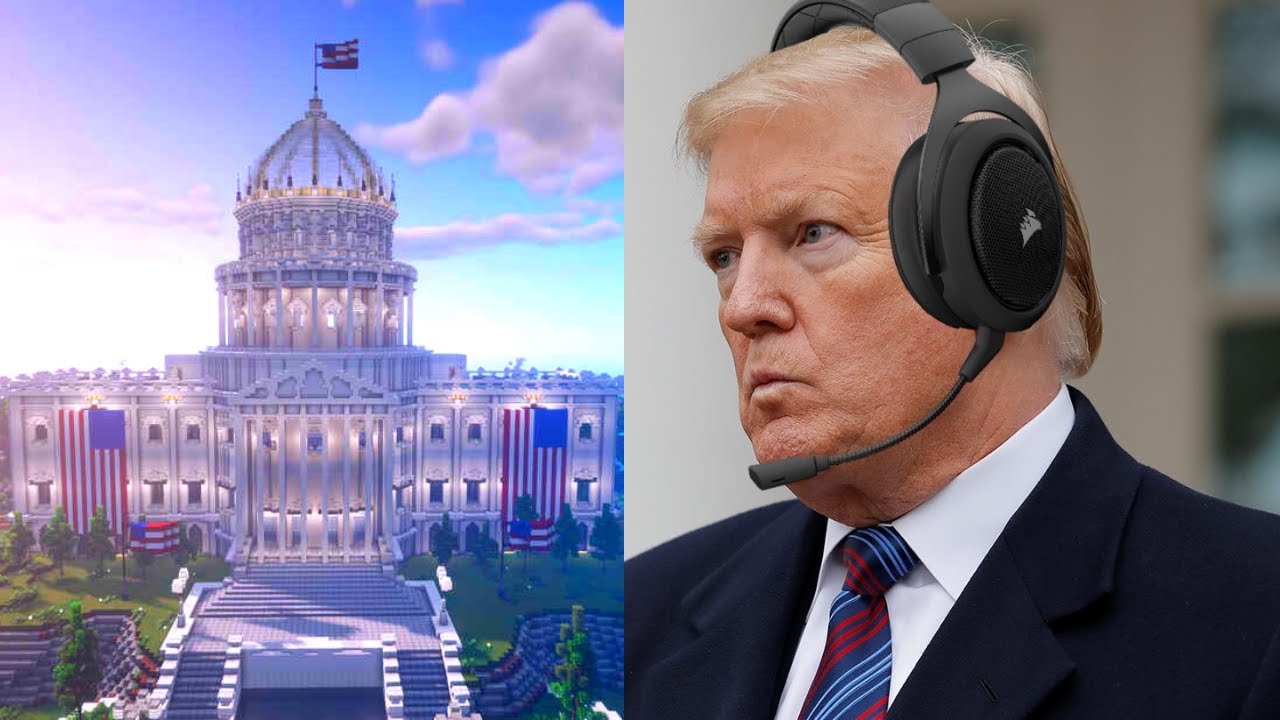 Presidents Play Minecraft Youtube