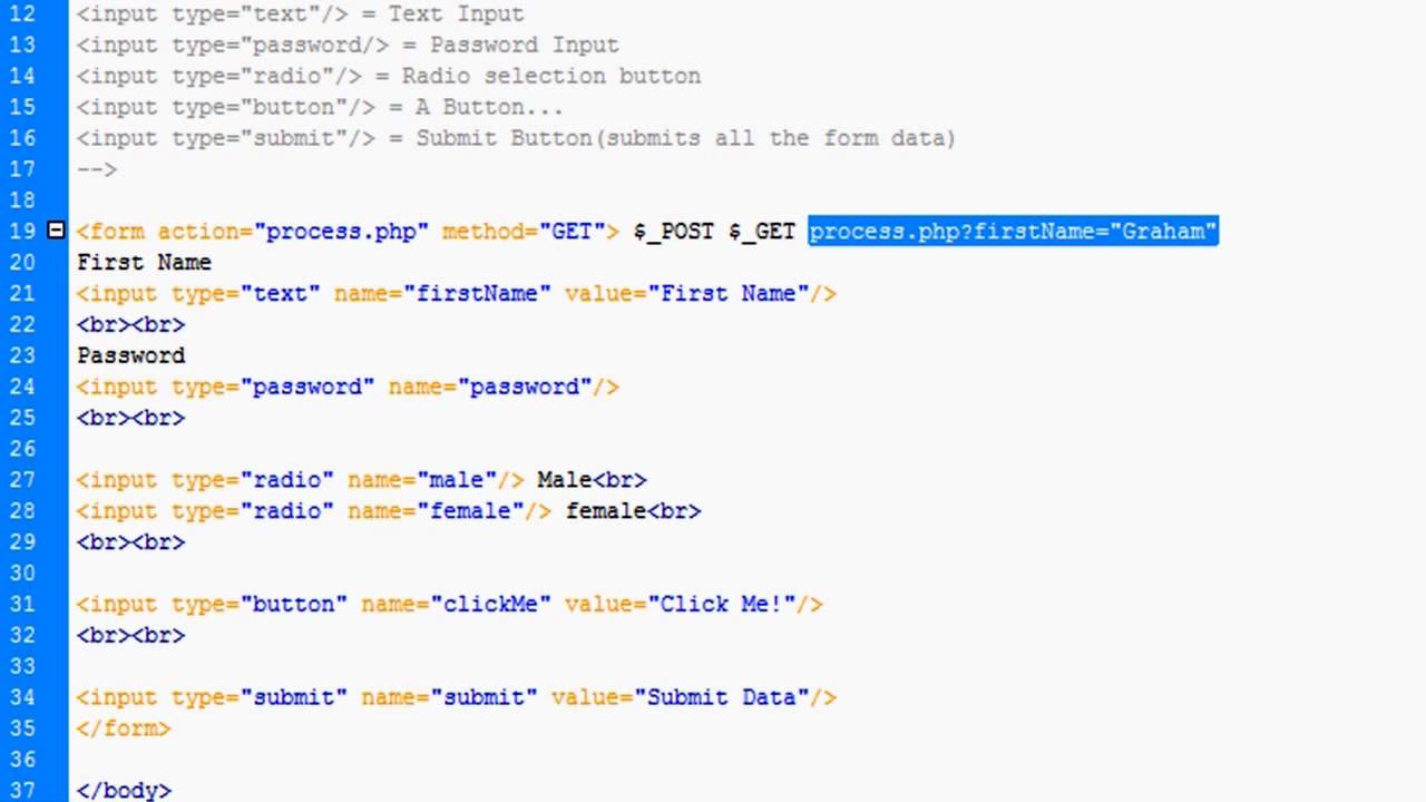 Html Forms Tutorial Part 2 Youtube